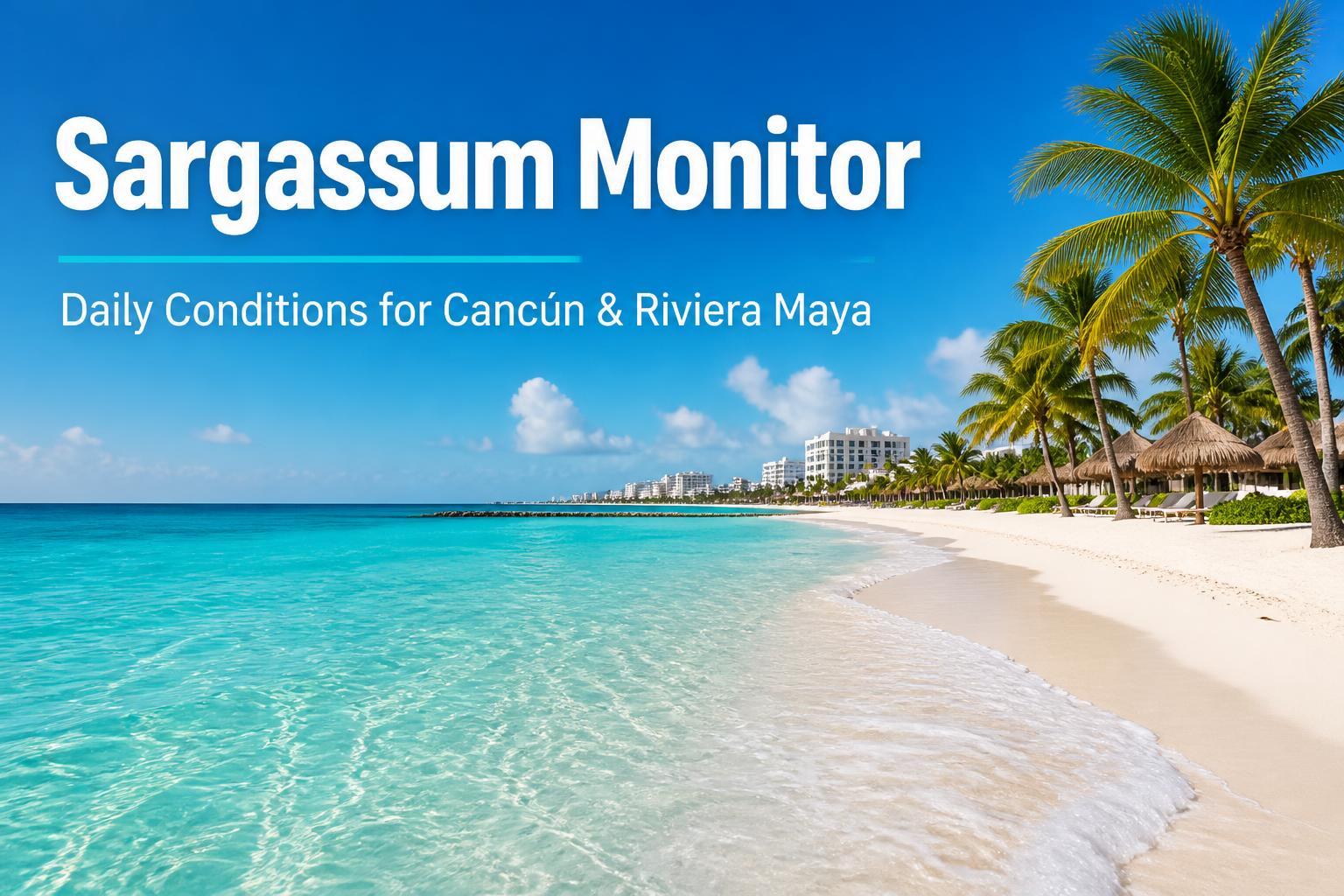 Sargassum Tulum Today 2026 | Beach Conditions & Live Map